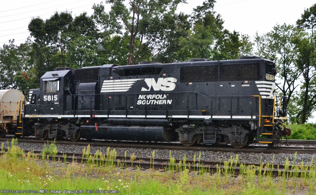 NS 5815 fronts the local.